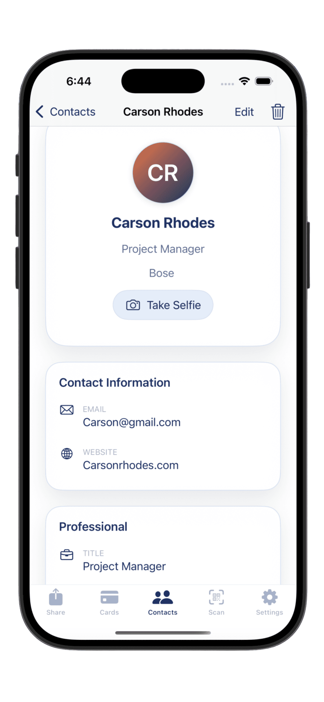 Drop Card - Networking Made Effortless